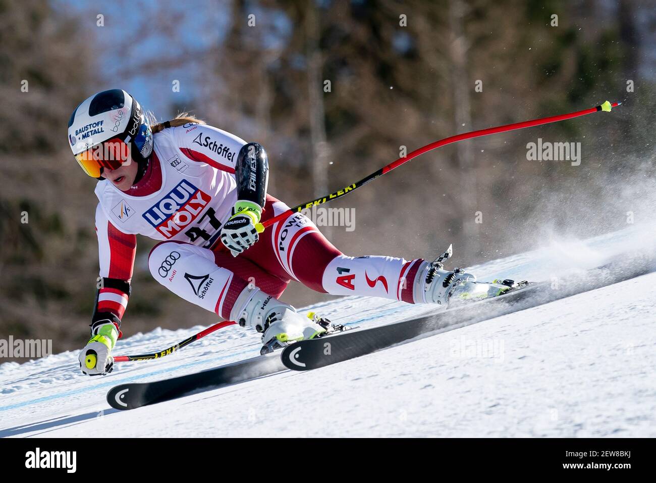 Val di Fassa, Italy HEIDER Michaela (AUT) competing in the AUDI FIS SKI ...