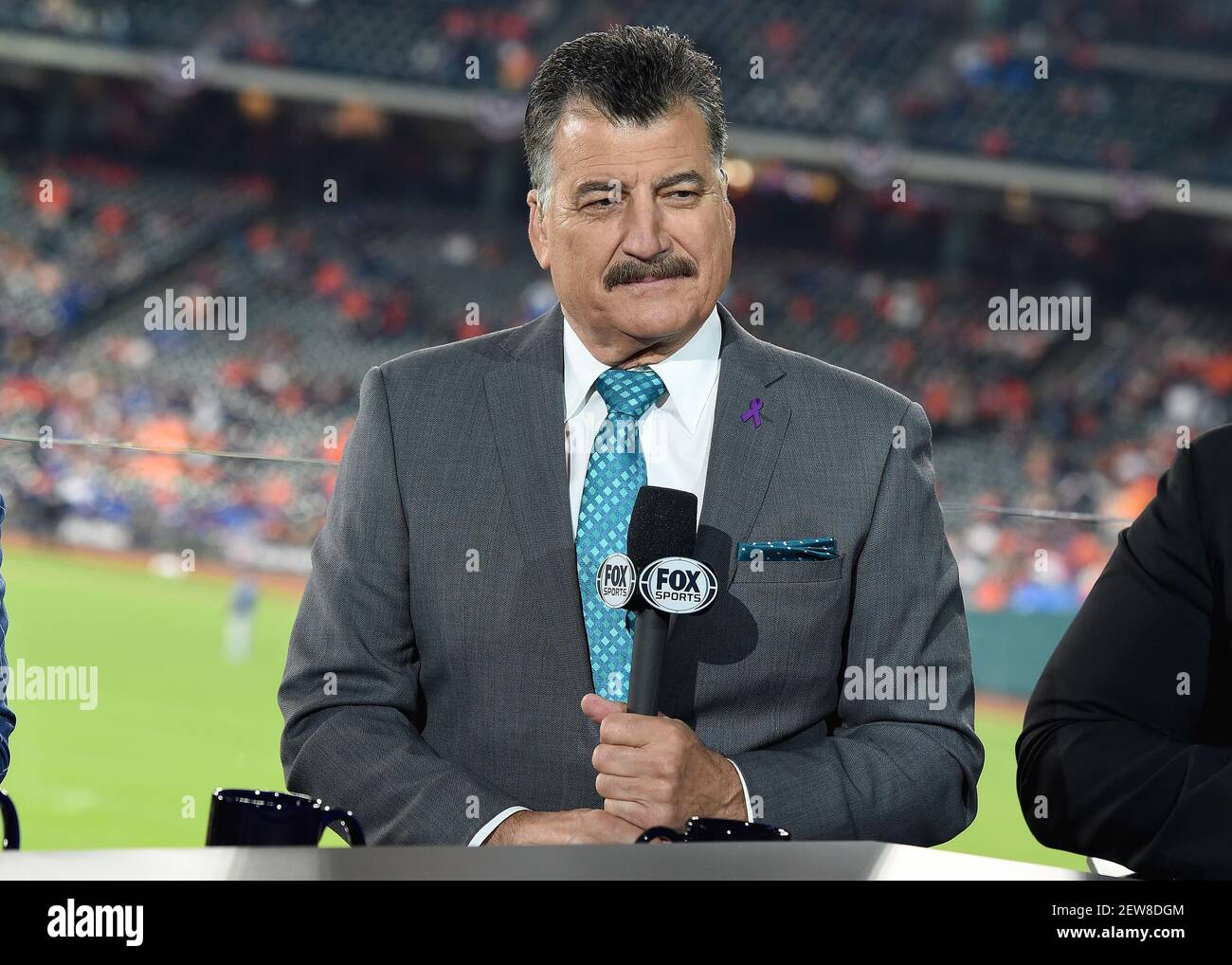 HOUSTON- OCTOBER 28: Keith Hernandez at the World Series on Fox - Game ...