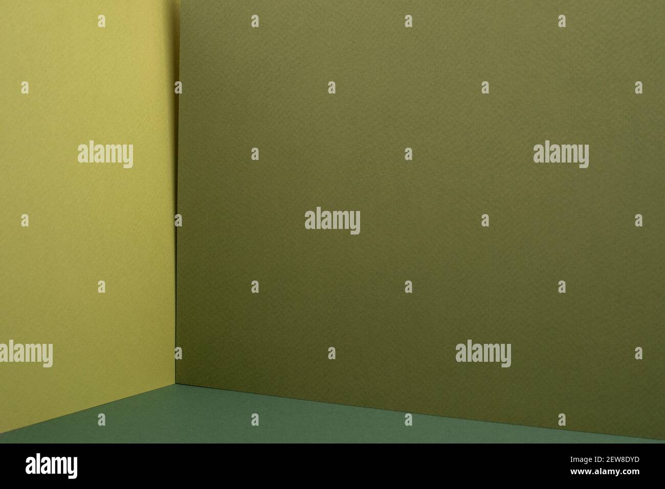 Green paper texture. Minimal geometric composition. Frame or template ...