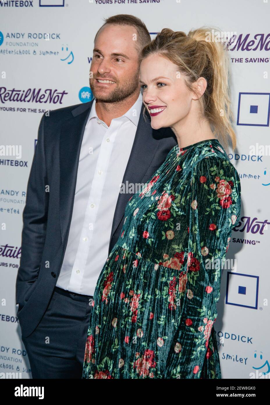 Retired professional tennis player Andy Roddick and model Brooklyn ...