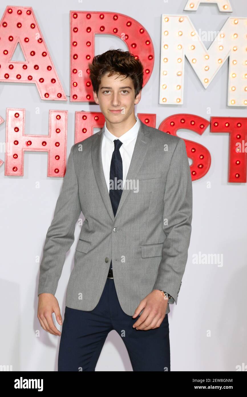 Milo Manheim at the "A Bad Moms Christmas" Premiere at the Village ...