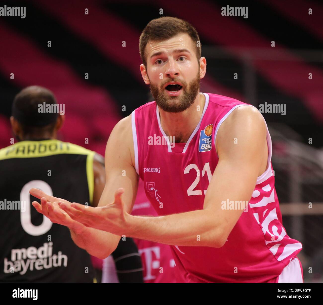 Bonn, Germany. 02nd Mar, 2021. Telekom Dome, Basketball Bundesliga ...