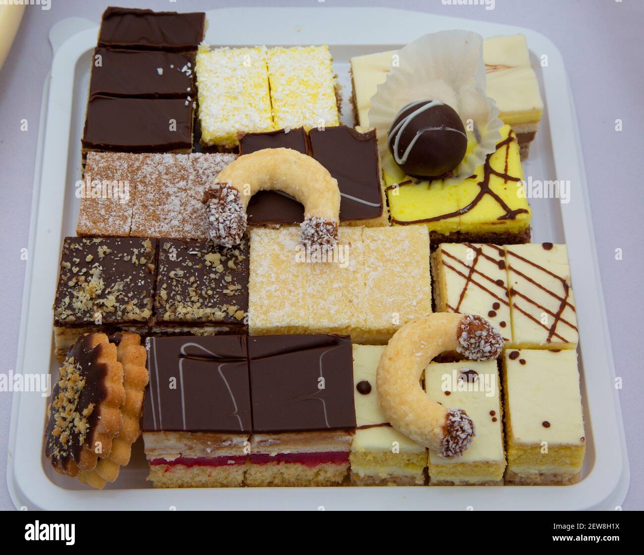 Set of cakes for guests Stock Photo - Alamy