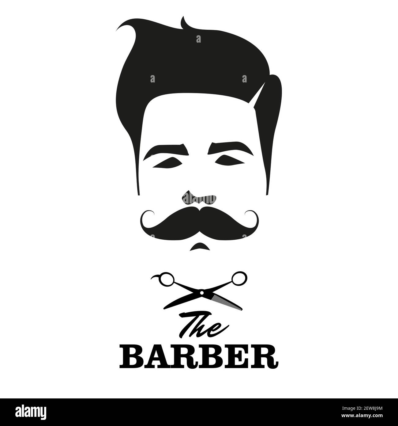 Old fashioned barber shop Cut Out Stock Images & Pictures - Alamy