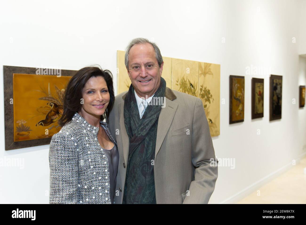Sheila Rosenblum, Randy Lampert at Dominic Suisse Exhibition Cocktail ...