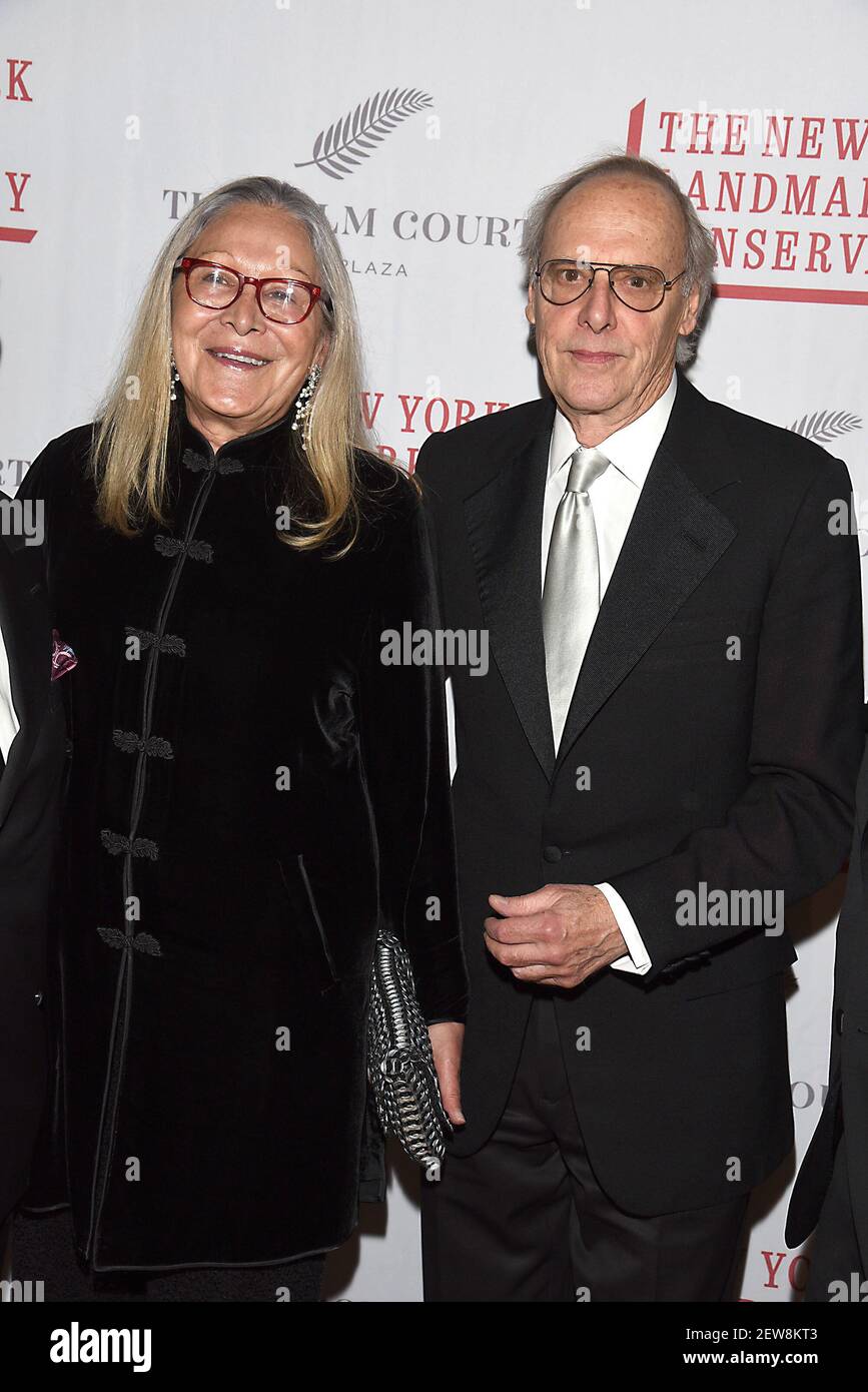 Collette Harron and Peter Harron attend The New York Landmarks ...