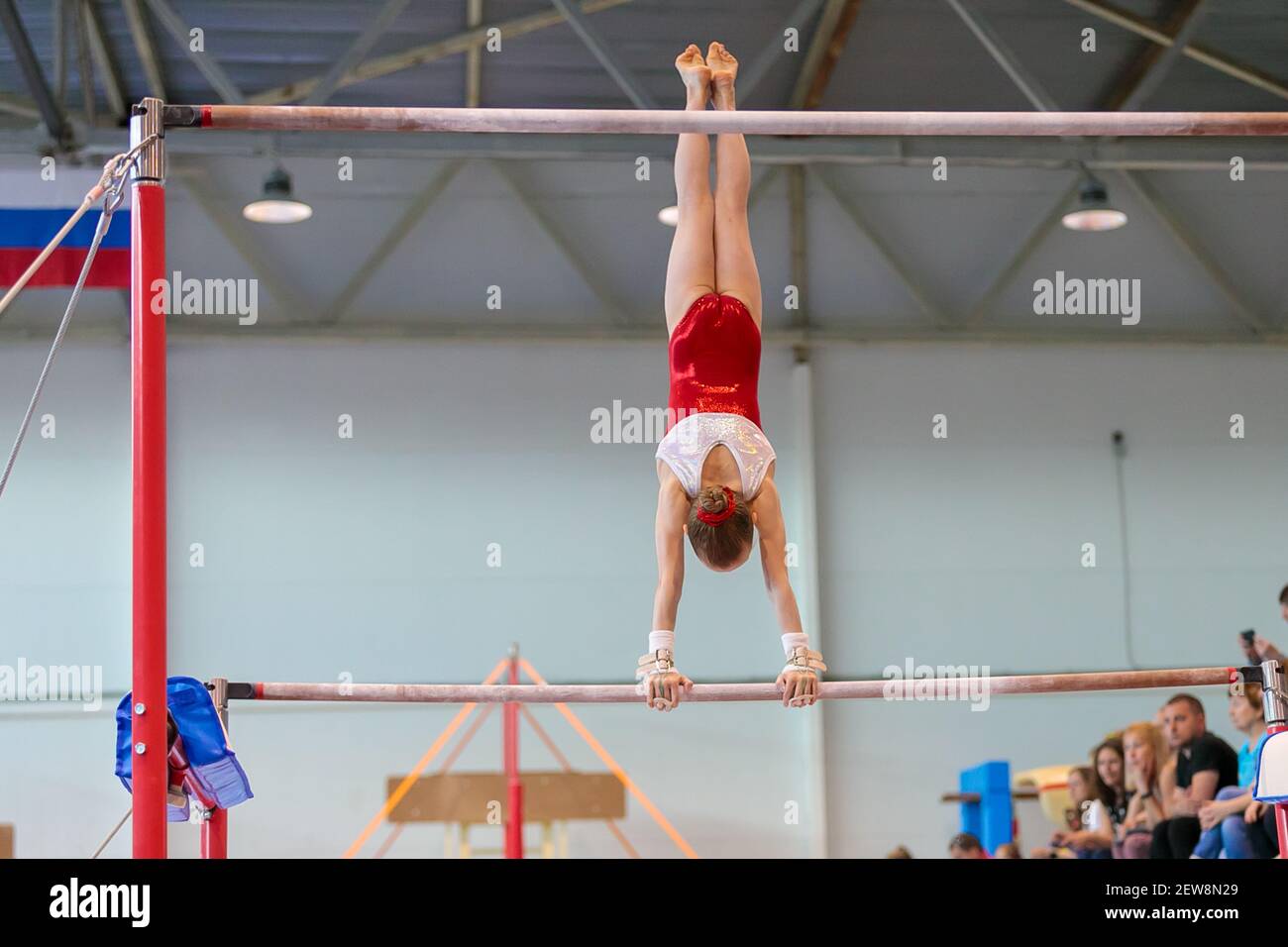 Uneven bars gymnastic apparatus hi-res stock photography and images - Alamy