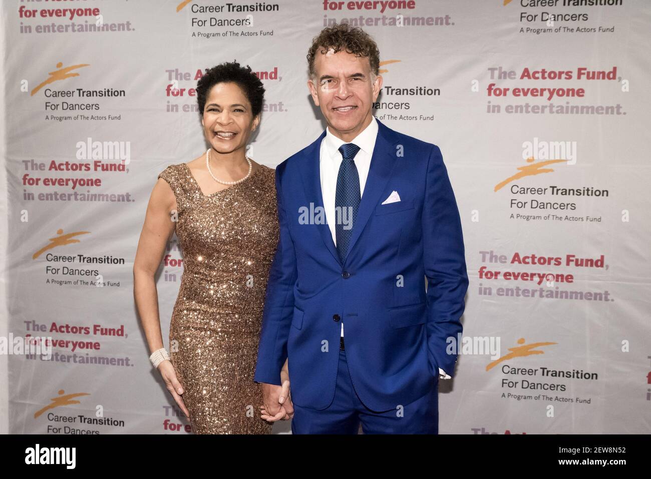 Allyson Tucker, Brian Stokes Mitchell at 2017 Career Transition for ...
