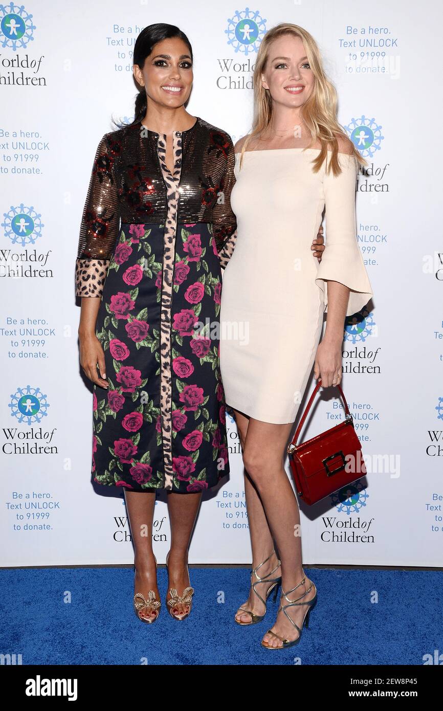 (L-R) Designer Rachel Roy and model Lindsay Elllingson attend World of ...
