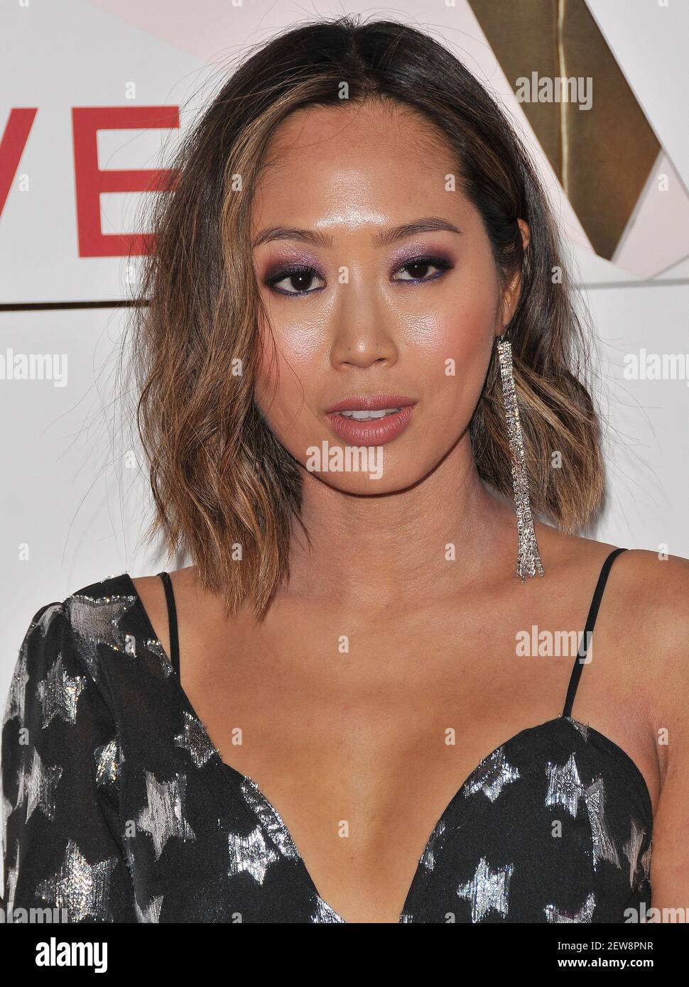 Aimee Song arrives at the 1st Annual Revolve Awards held at the The ...