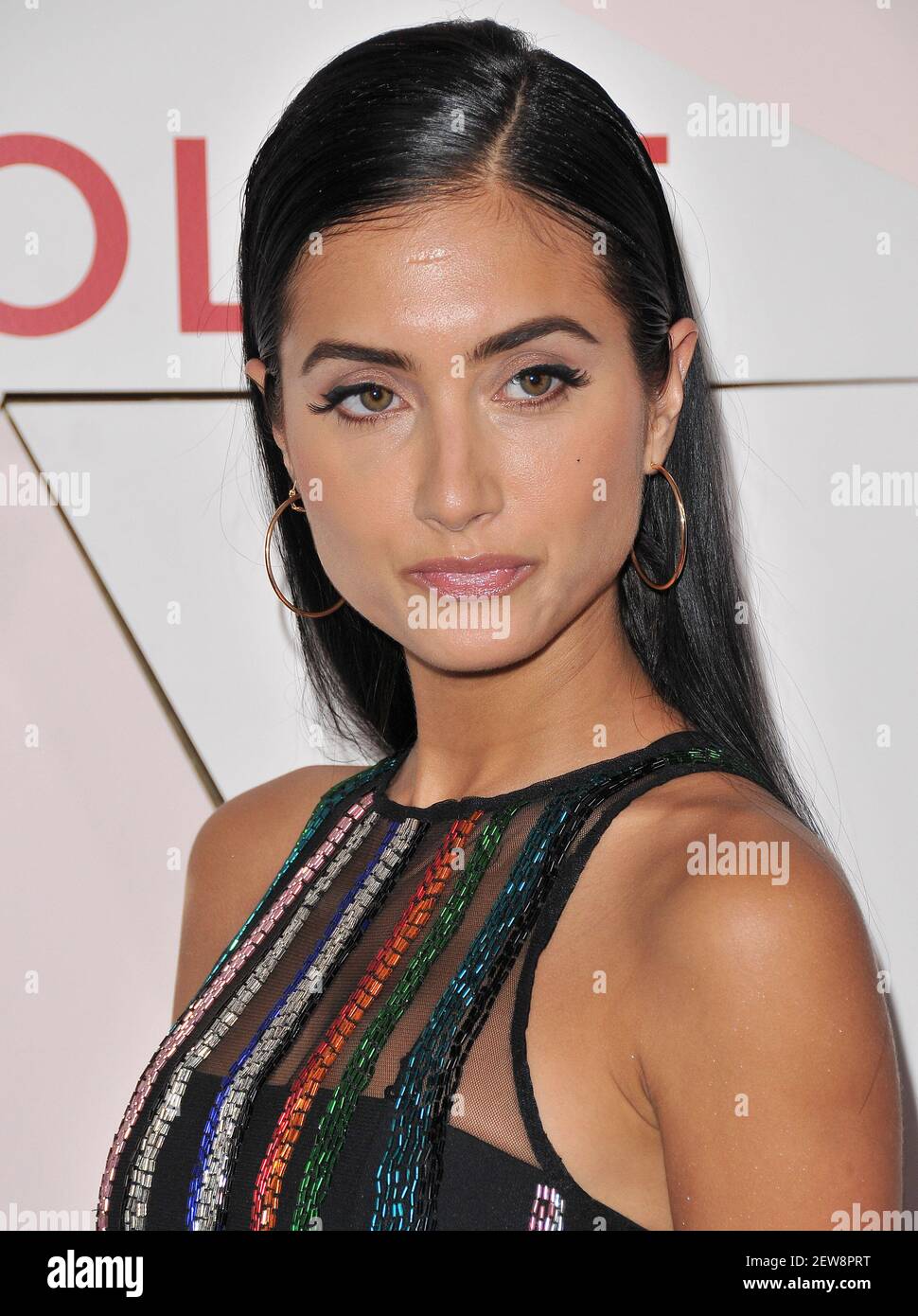 Racquel Natasha arrives at the 1st Annual Revolve Awards held at the ...