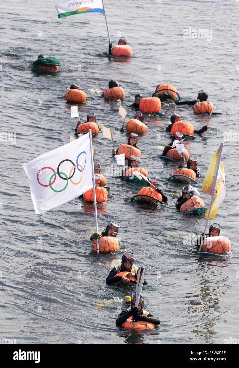 3 November 2017 - Jeju Island, South Korea : Female Divers Ko Ryeo-jin ...