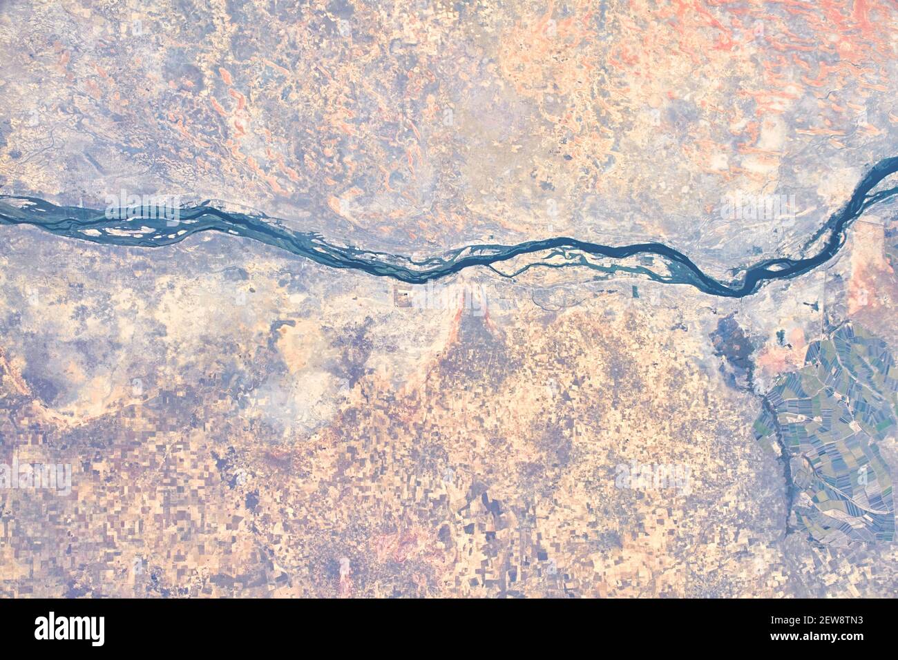 Satellite View Of River High Resolution Stock Photography and Images ...