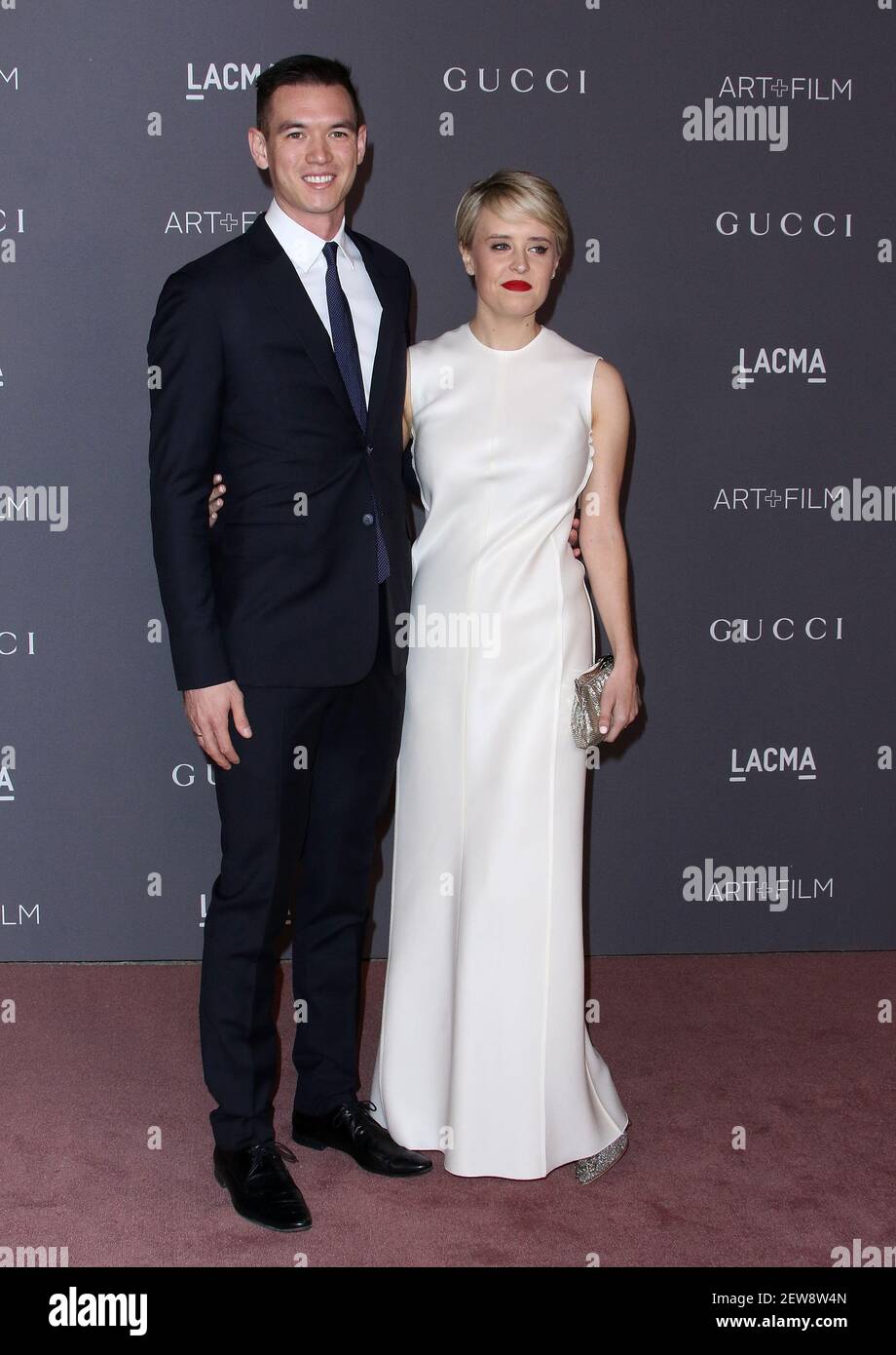 Sean Shim-Boyle and Sophia Belsheim at the 2017 LACMA Art + Film Gala ...