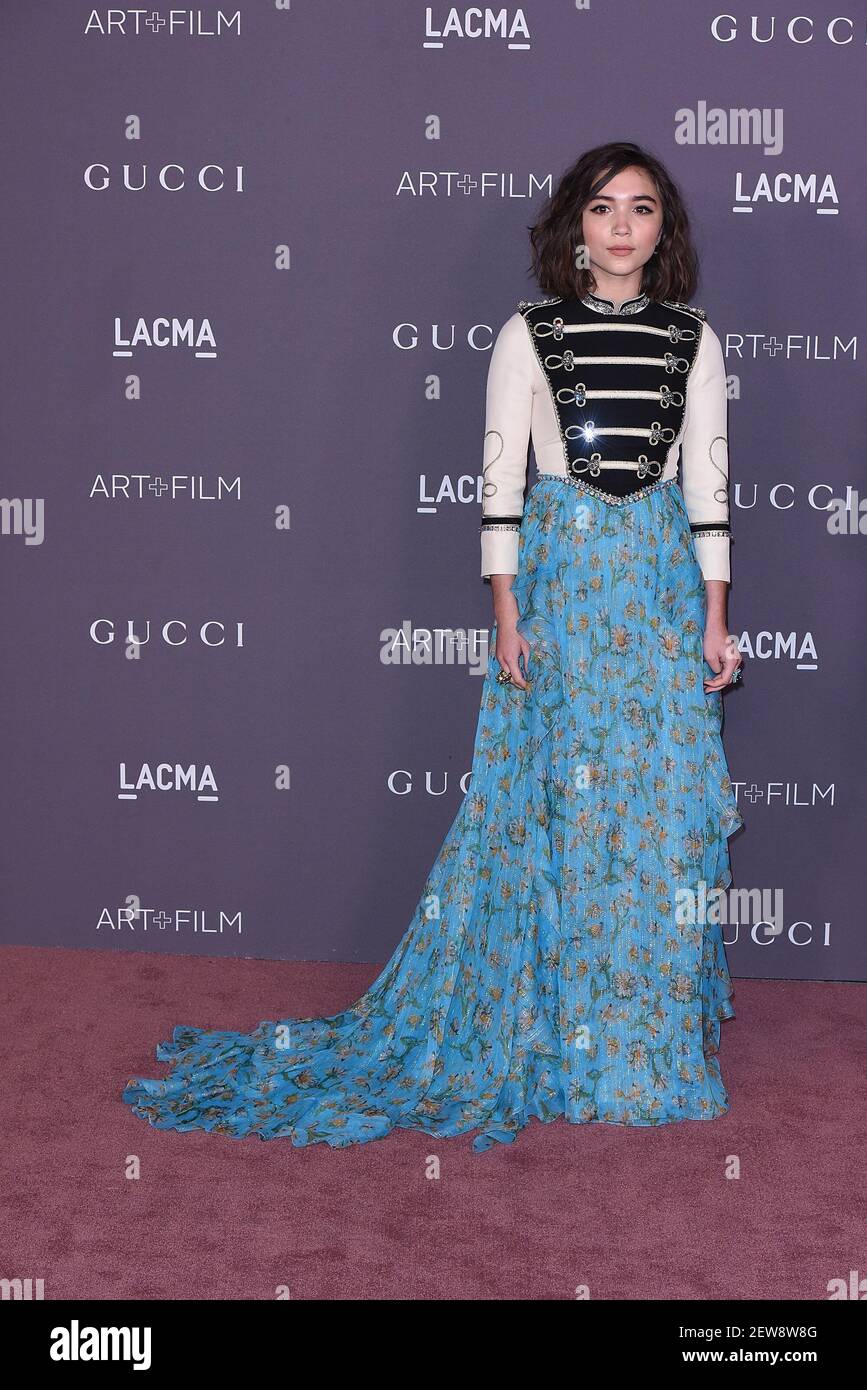 LOS ANGELES, CA - NOVEMBER 04: Rowan Blanchard attends the 2017 LACMA ...