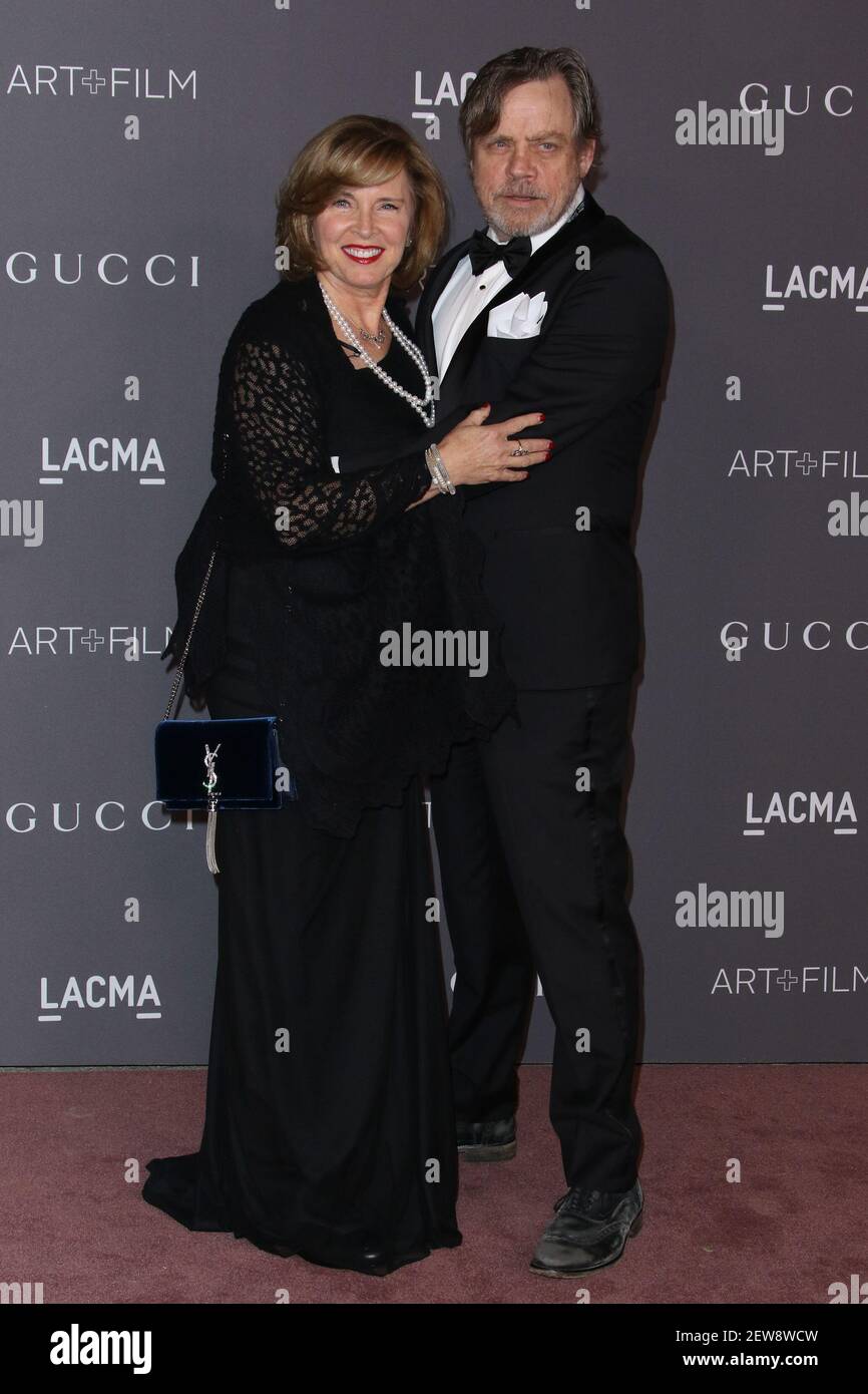 Marilou York (L) and actor Mark Hamill at the 2017 LACMA Art + Film ...