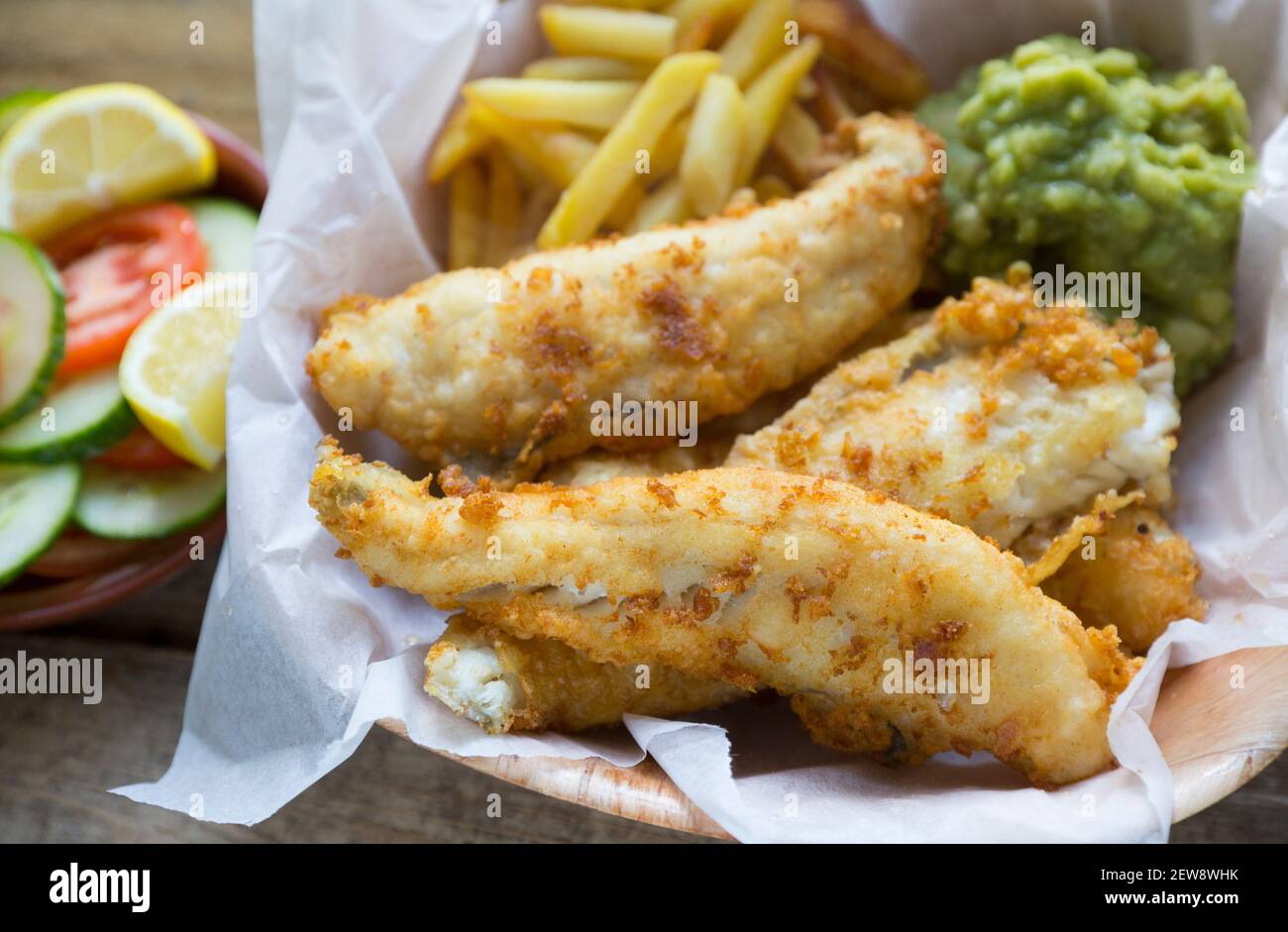 Fillets from whiting, Merlangus merlangius, that were line caught in ...