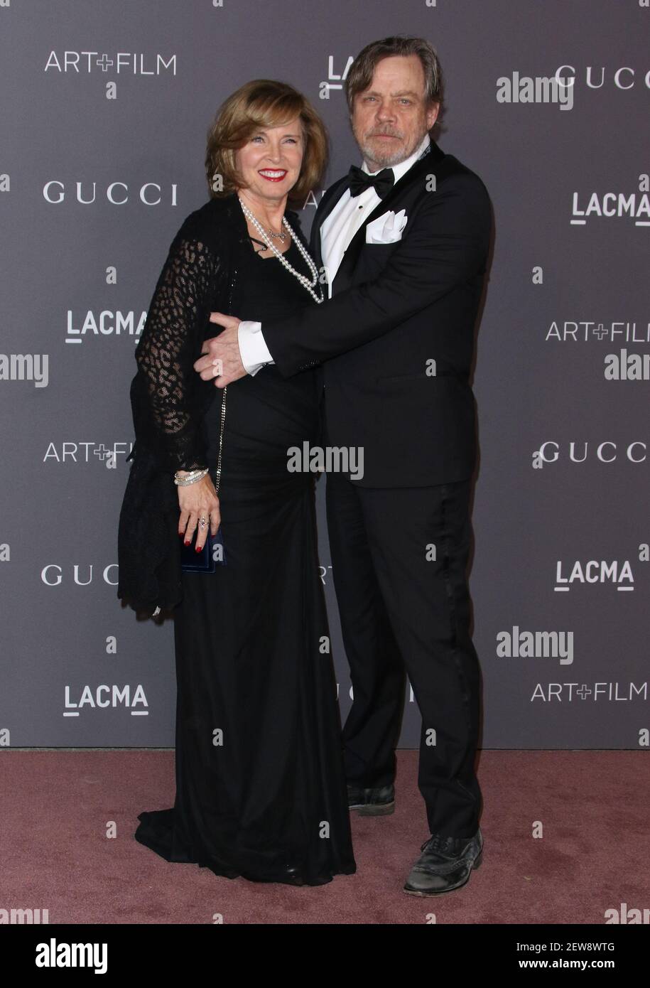 Marilou York (L) and actor Mark Hamill at the 2017 LACMA Art + Film ...