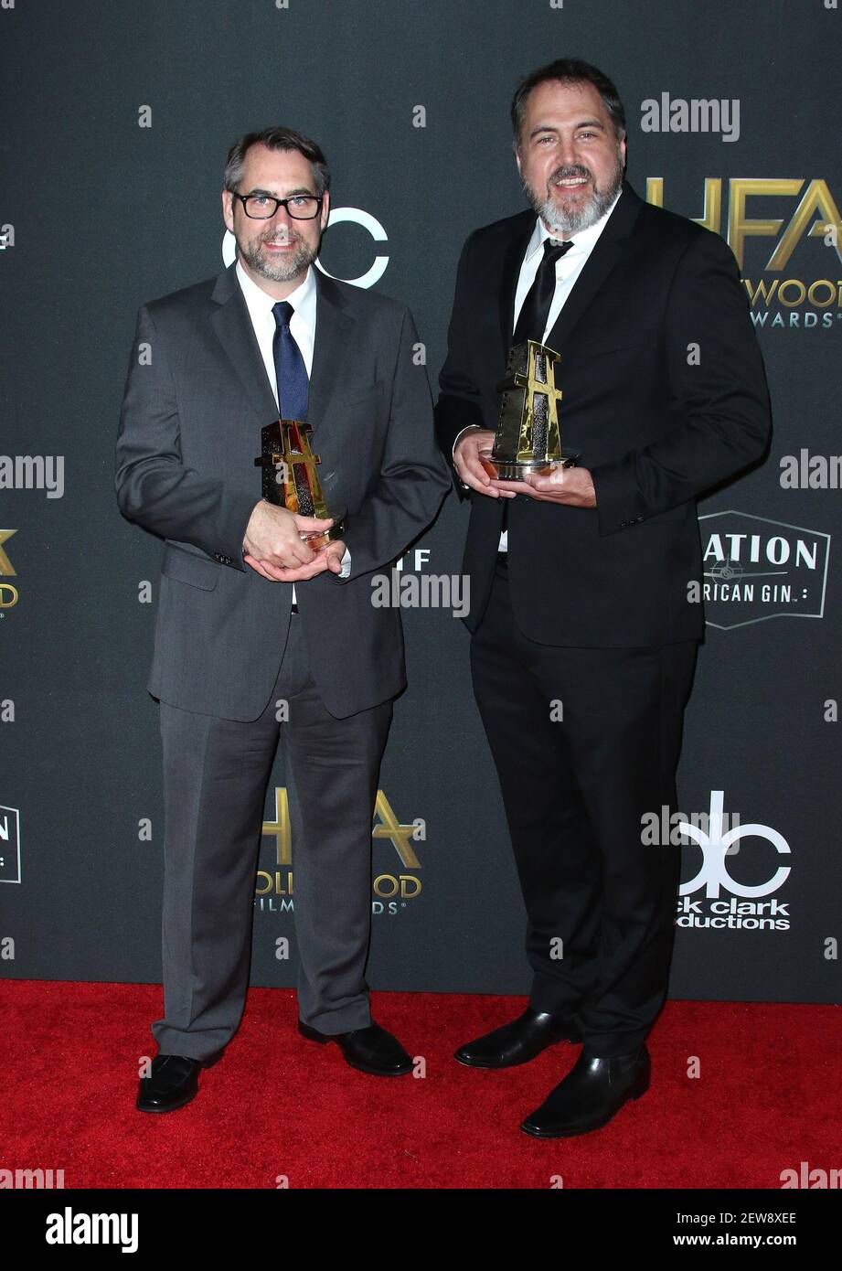 Honorees Addison Teague (L) and David Acord, recipients of the ...