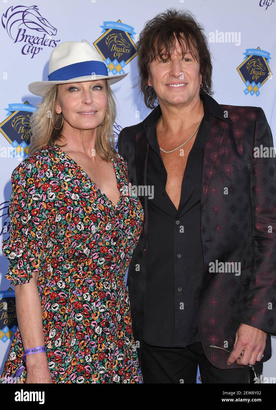 Bo Derek, Richie Sambora during the 2017 Breeders Cup World ...