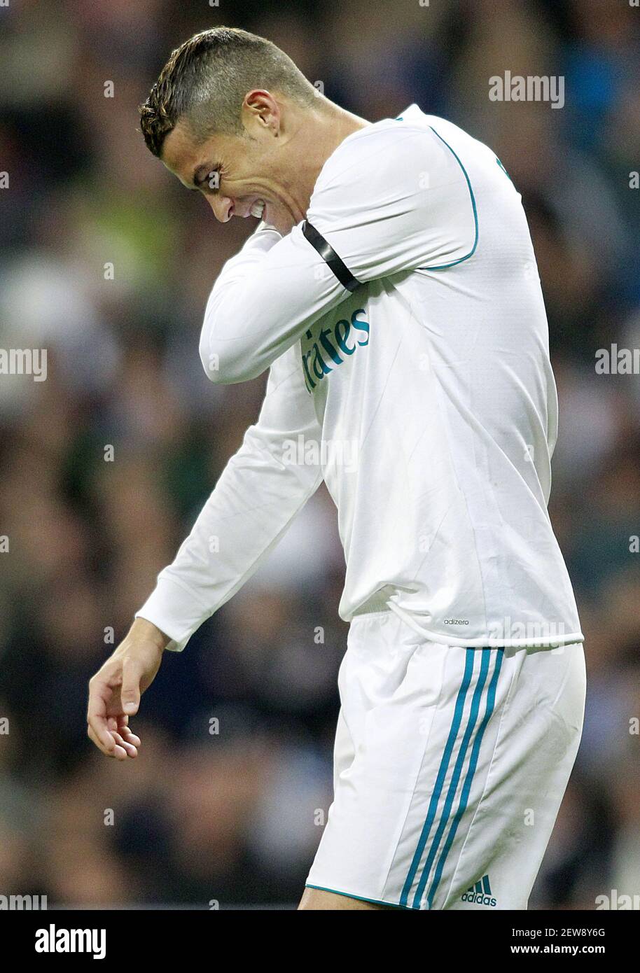 Real Madrid's Cristiano Ronaldo injured during La Liga match. November ...
