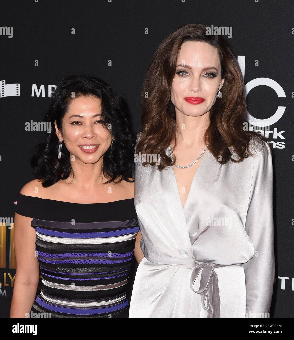 BEVERLY HILLS, CA - NOVEMBER 05: Loung Ung and Angelina Jolie attends ...
