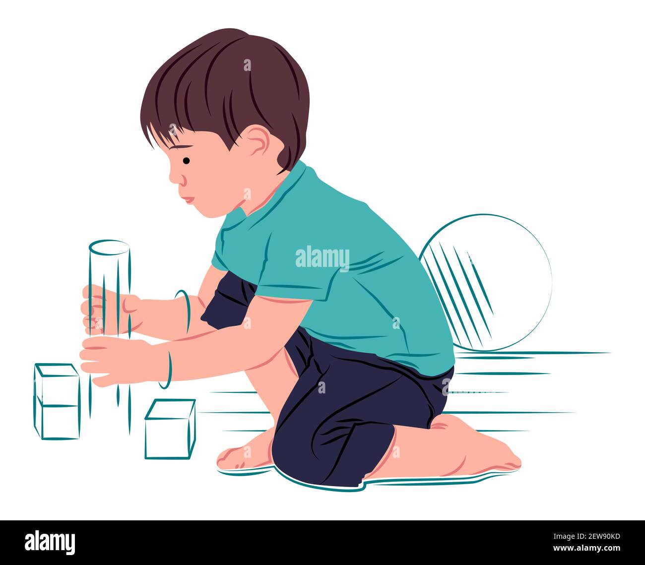 Full body shadow Stock Vector Images - Alamy