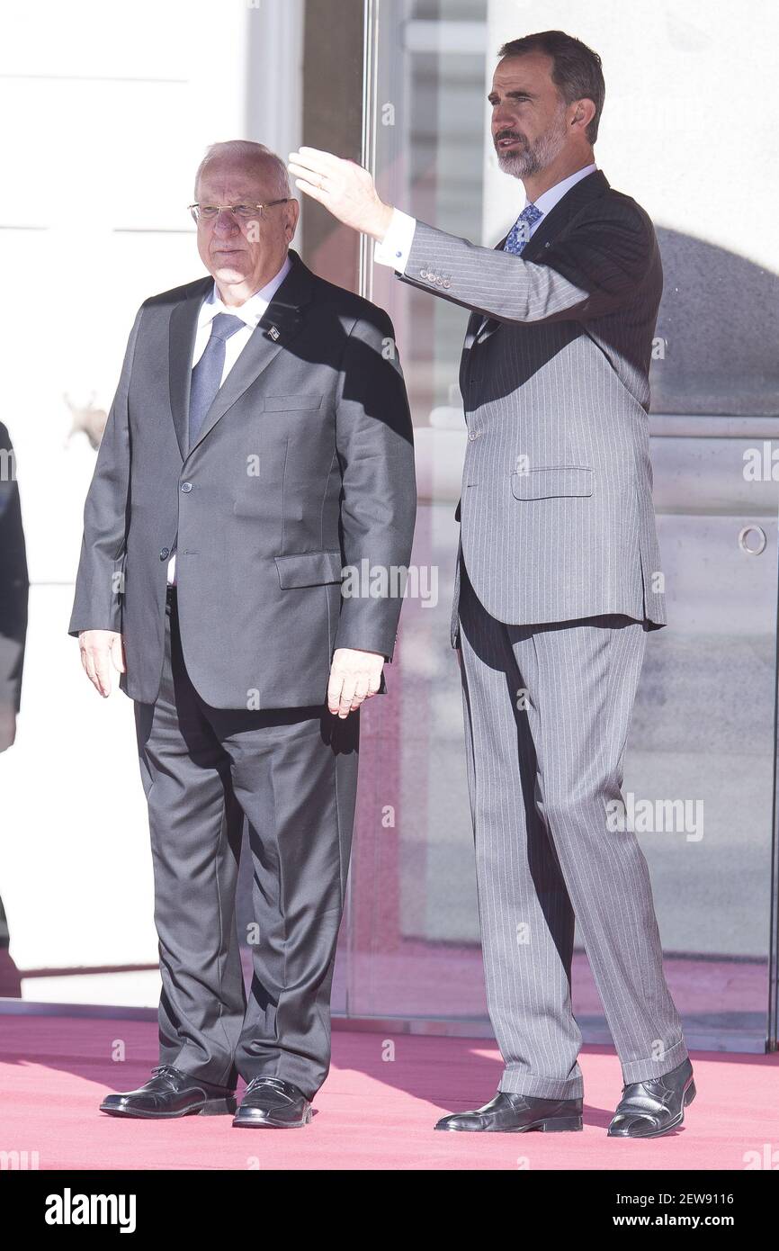 King Felipe VI of Spain and Queen Letizia of Spain receive Israeli ...
