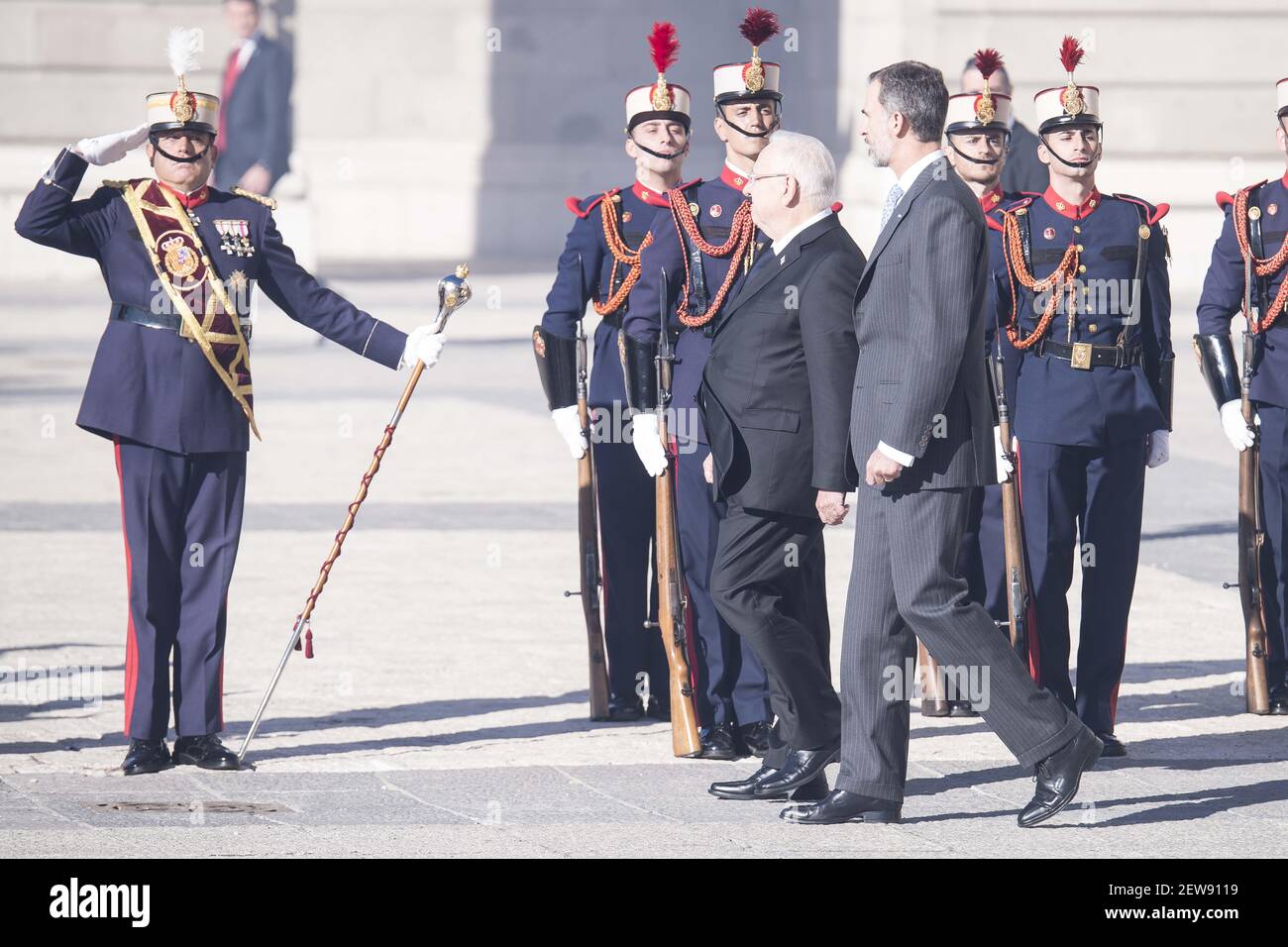 King Felipe VI of Spain and Queen Letizia of Spain receive Israeli ...