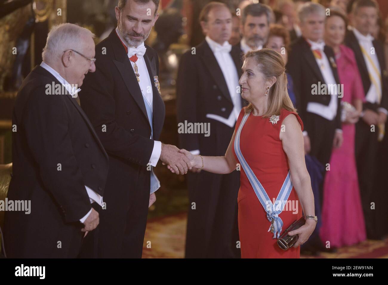 Ana Pastor attends to Gala Dinner in honor of Israel president, Reuven ...