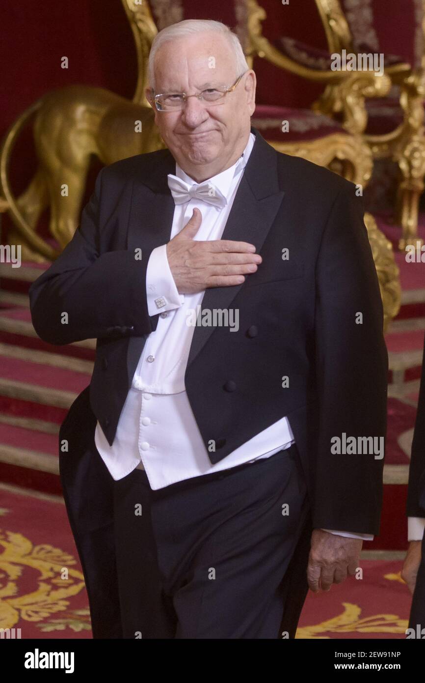 Spanish Royals offer Gala Dinner in honor of Israel president, Reuven ...