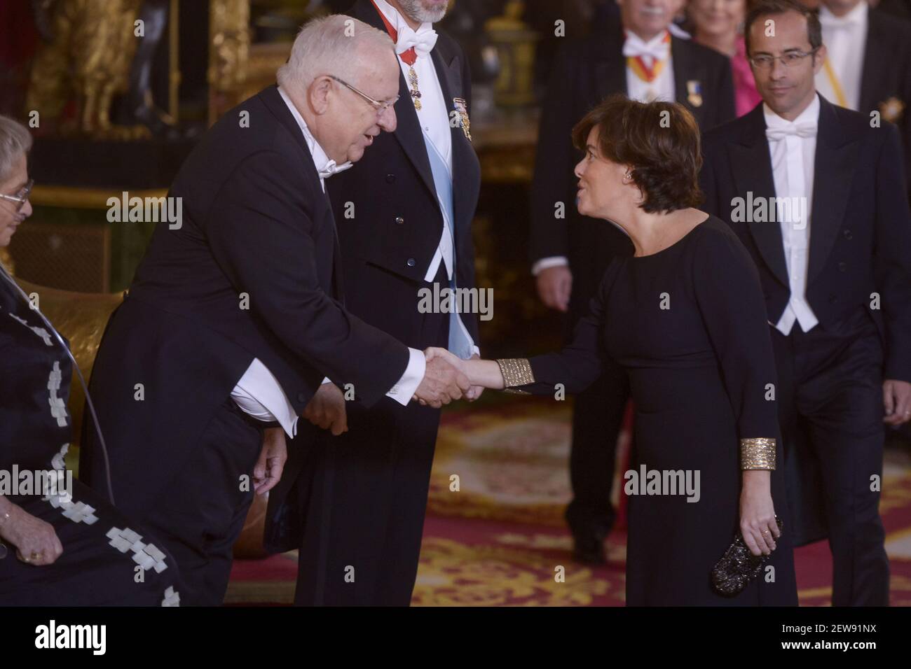Soraya Saenz de Santamaria attends to Gala Dinner in honor of Israel ...