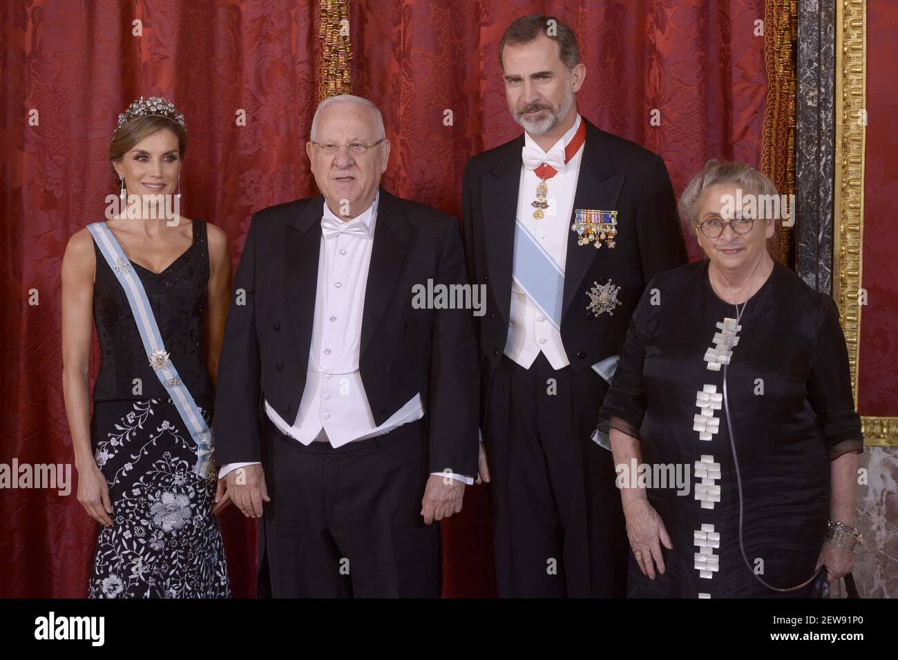 Spanish Royals offer Gala Dinner in honor of Israel president, Reuven ...