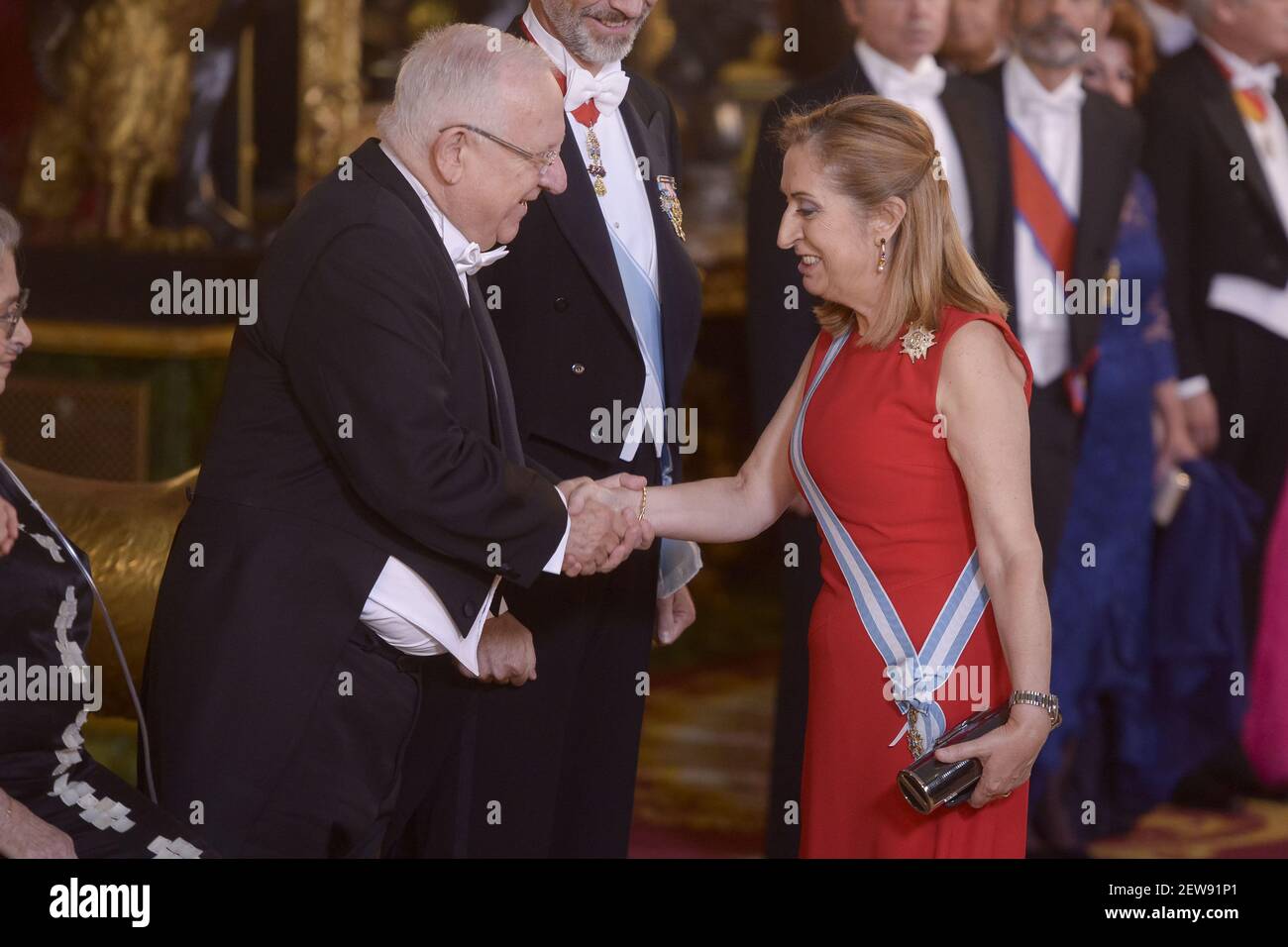 Ana Pastor attends to Gala Dinner in honor of Israel president, Reuven ...