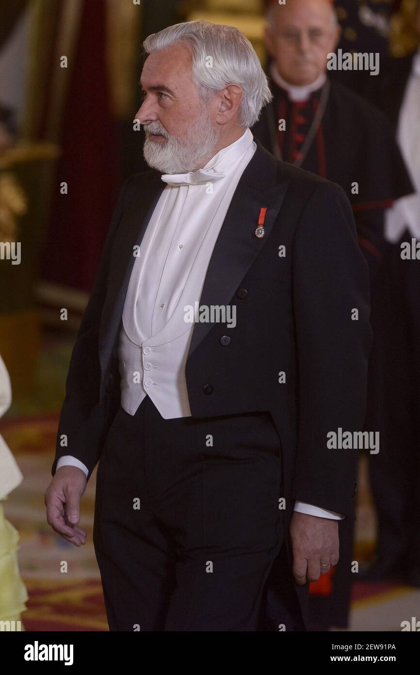 Dario Villanueva attends to Gala Dinner in honor of Israel president ...