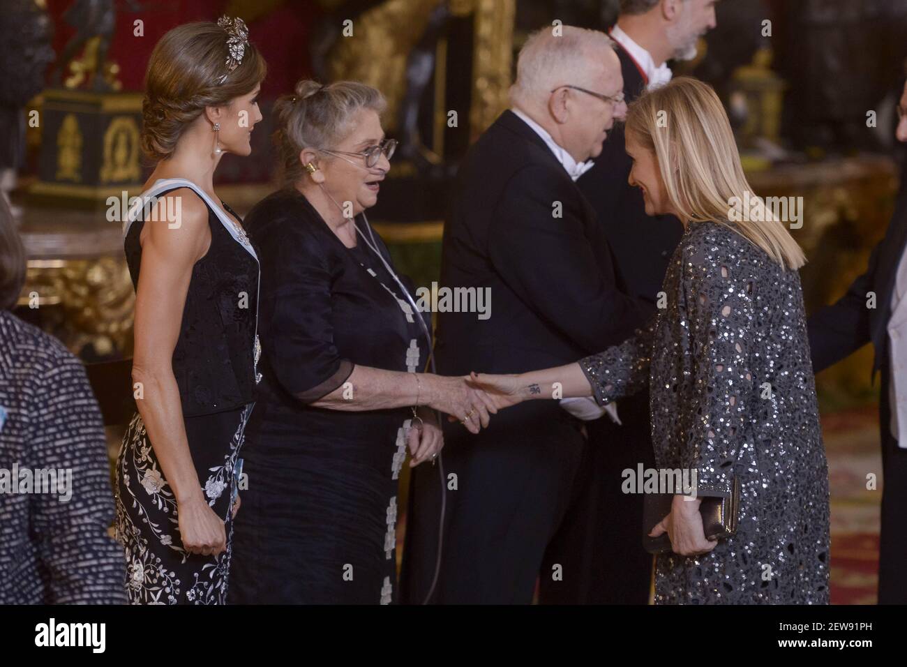 Cristina Cifuentes attends Gala Dinner in honor of Israel president ...