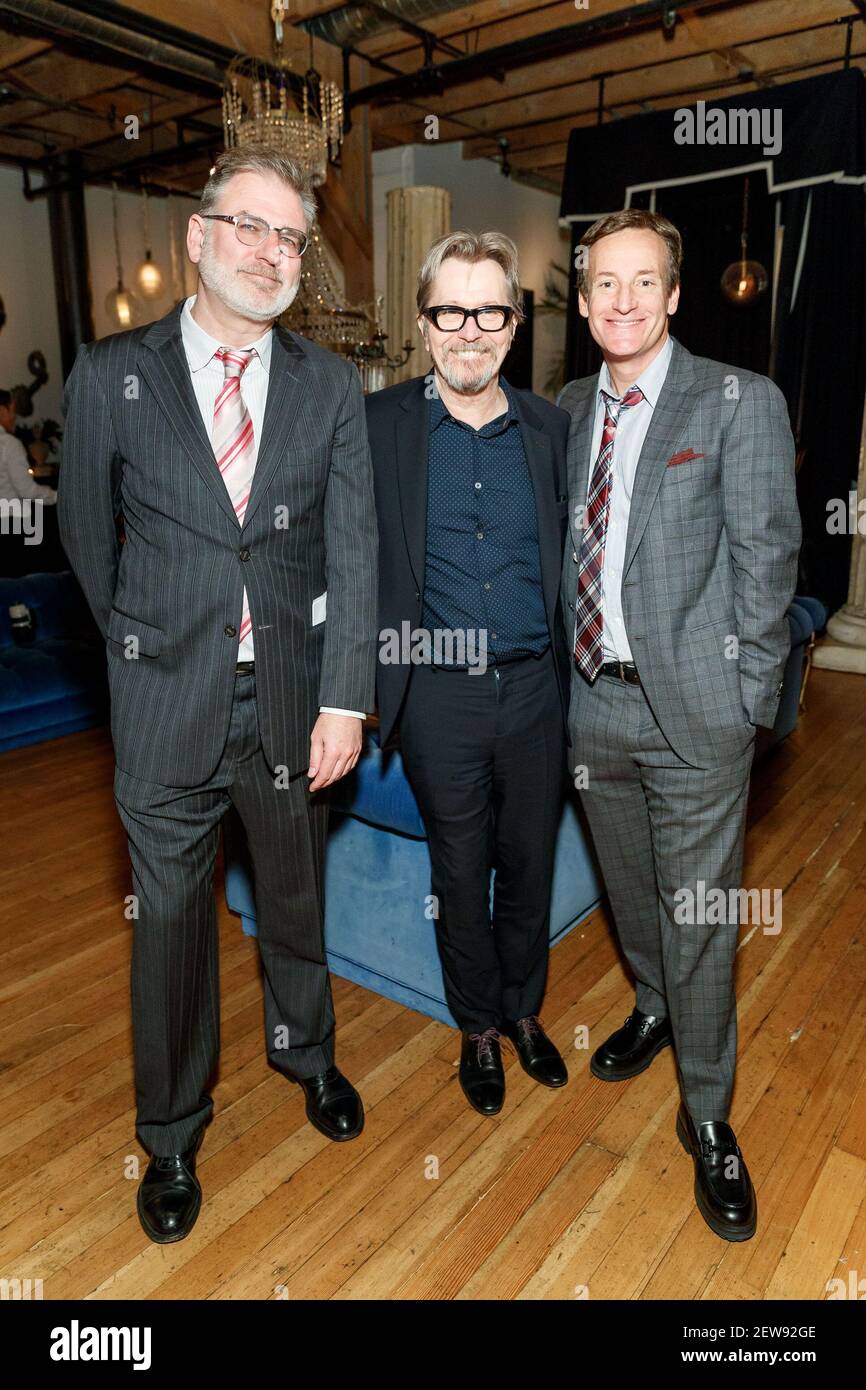 Noah Cowan, Gary Oldman and Todd Traina attend Jo Malone and SFFILM ...