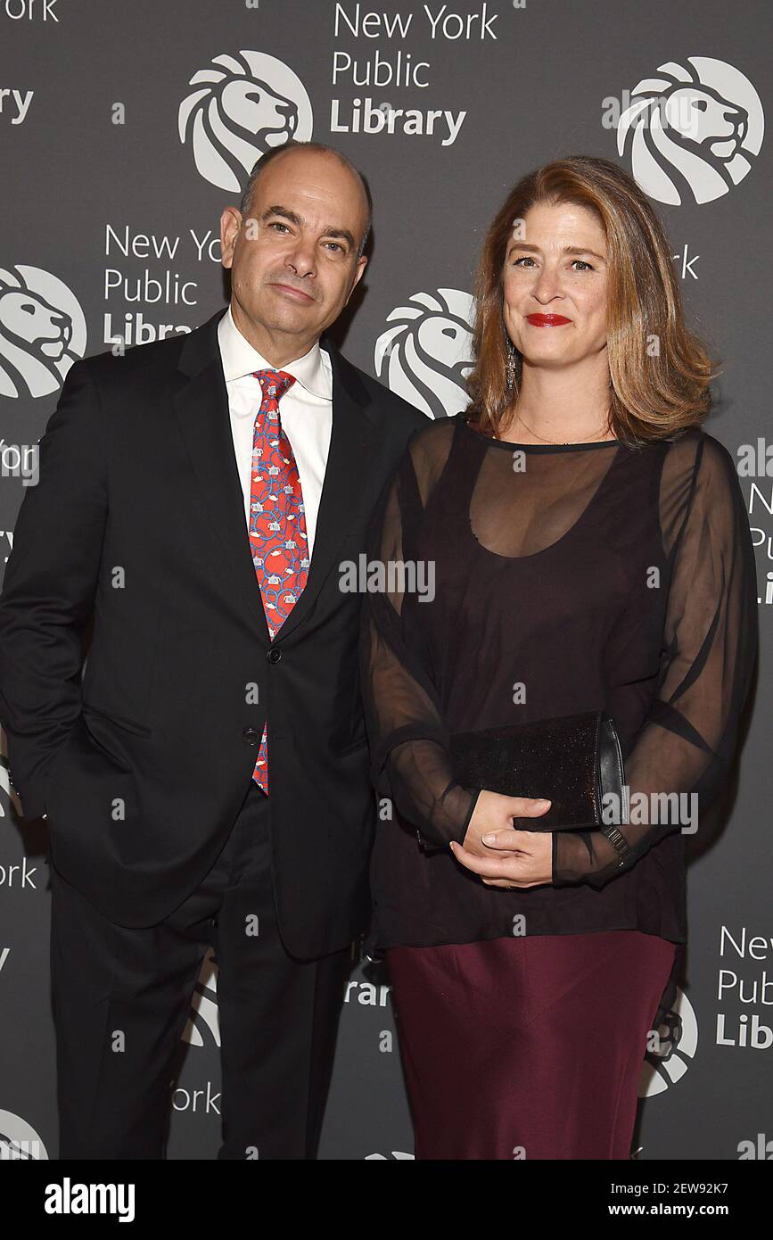 Daniel Rayner and Alicia Glen attends the 2017 NYPL Library Lions Gala ...