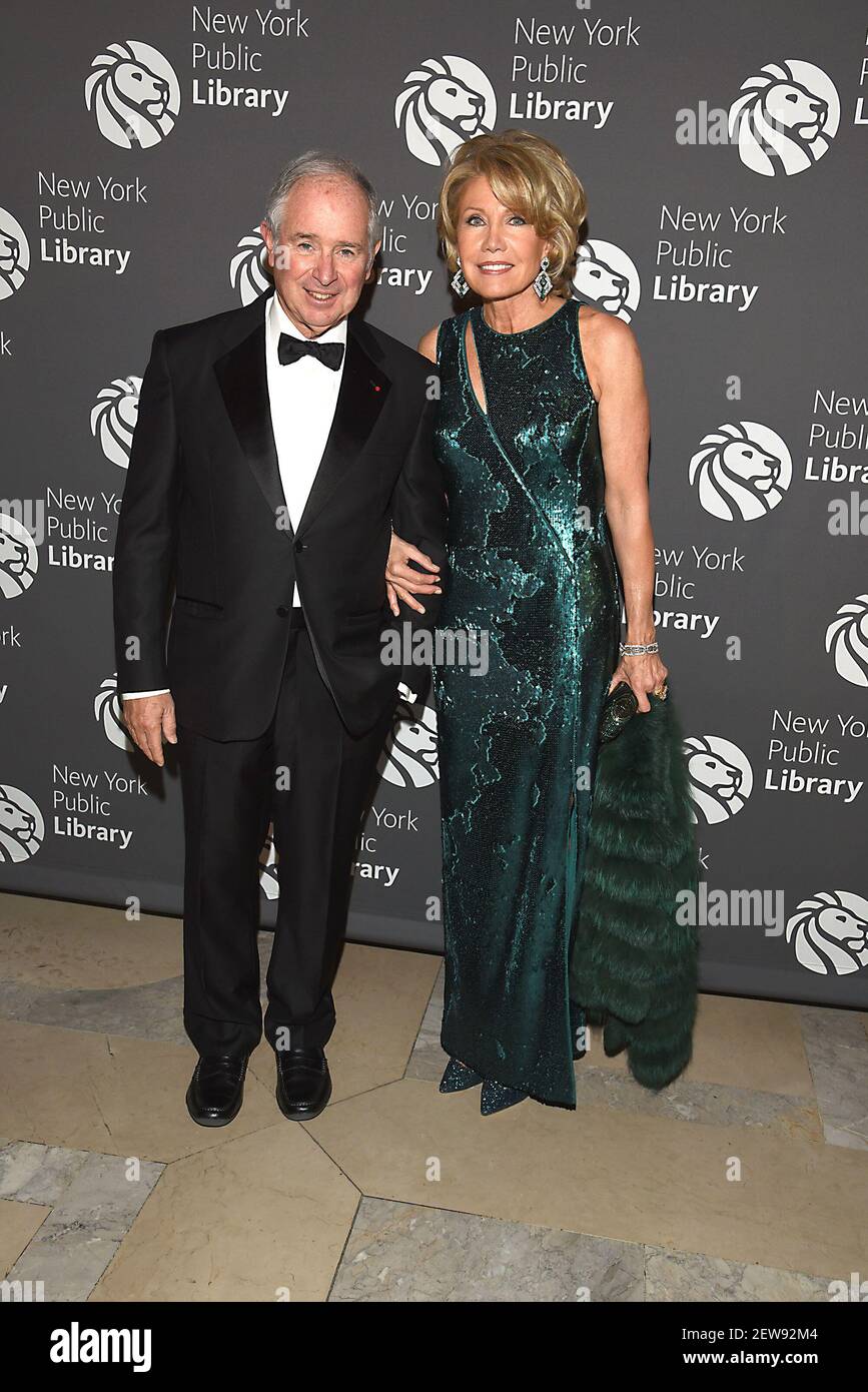 Stephen Schwarzman & wife Christine Hearst Schwarzman attend the 2017 ...