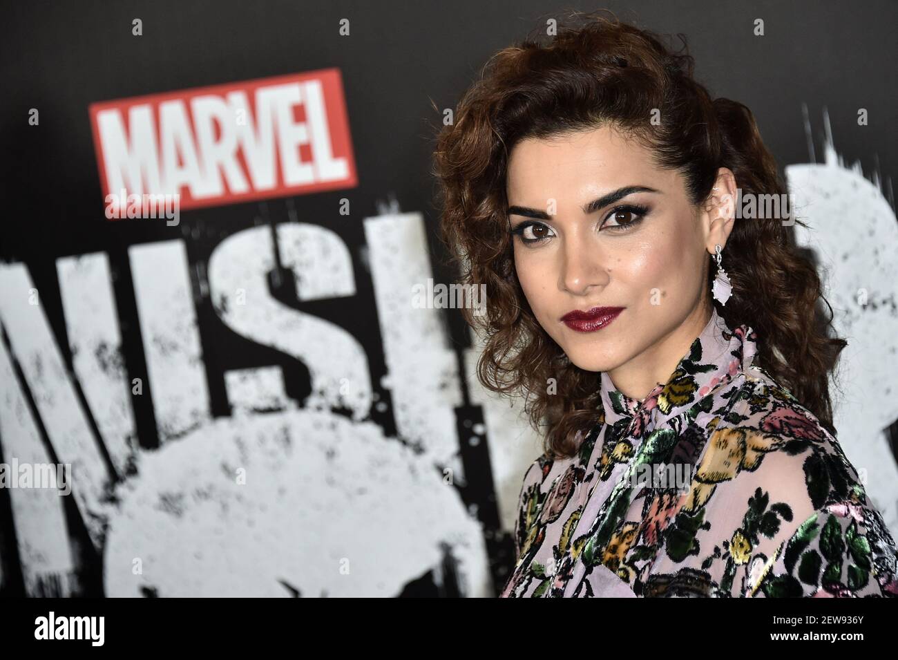 Amber Rose Revah attends the 'Marvel's The Punisher' New York Premiere ...