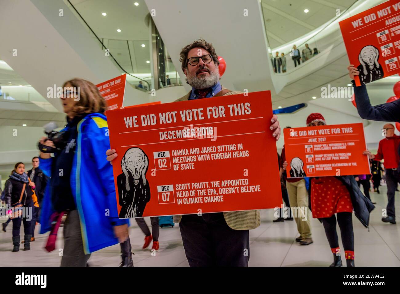 For a half hour on November 7, 2017 at The Oculus in downtown Manhattan ...