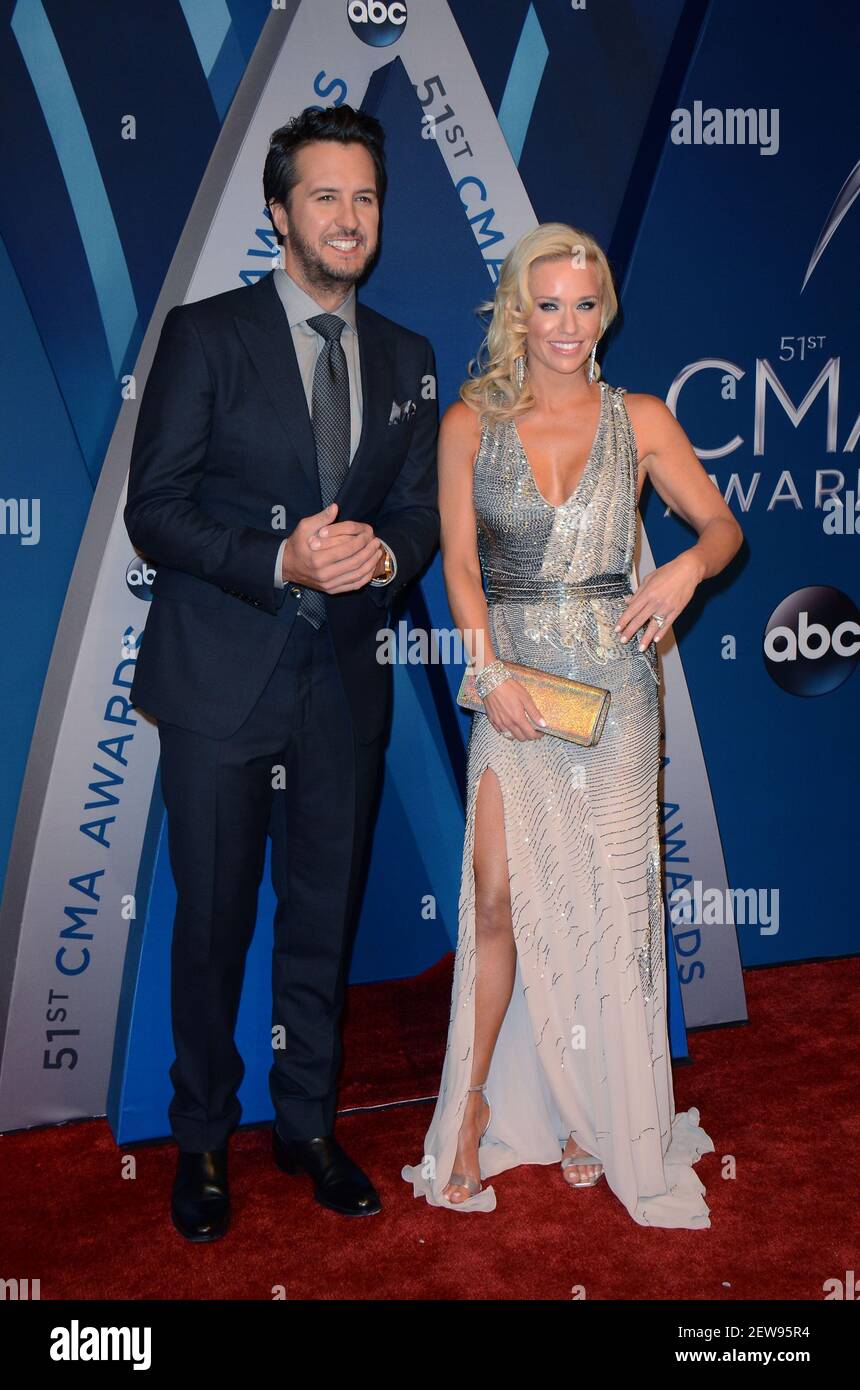 NASHVILLE, TN - NOVEMBER 8: Luke Bryan and Caroline Boyer arrive at the ...