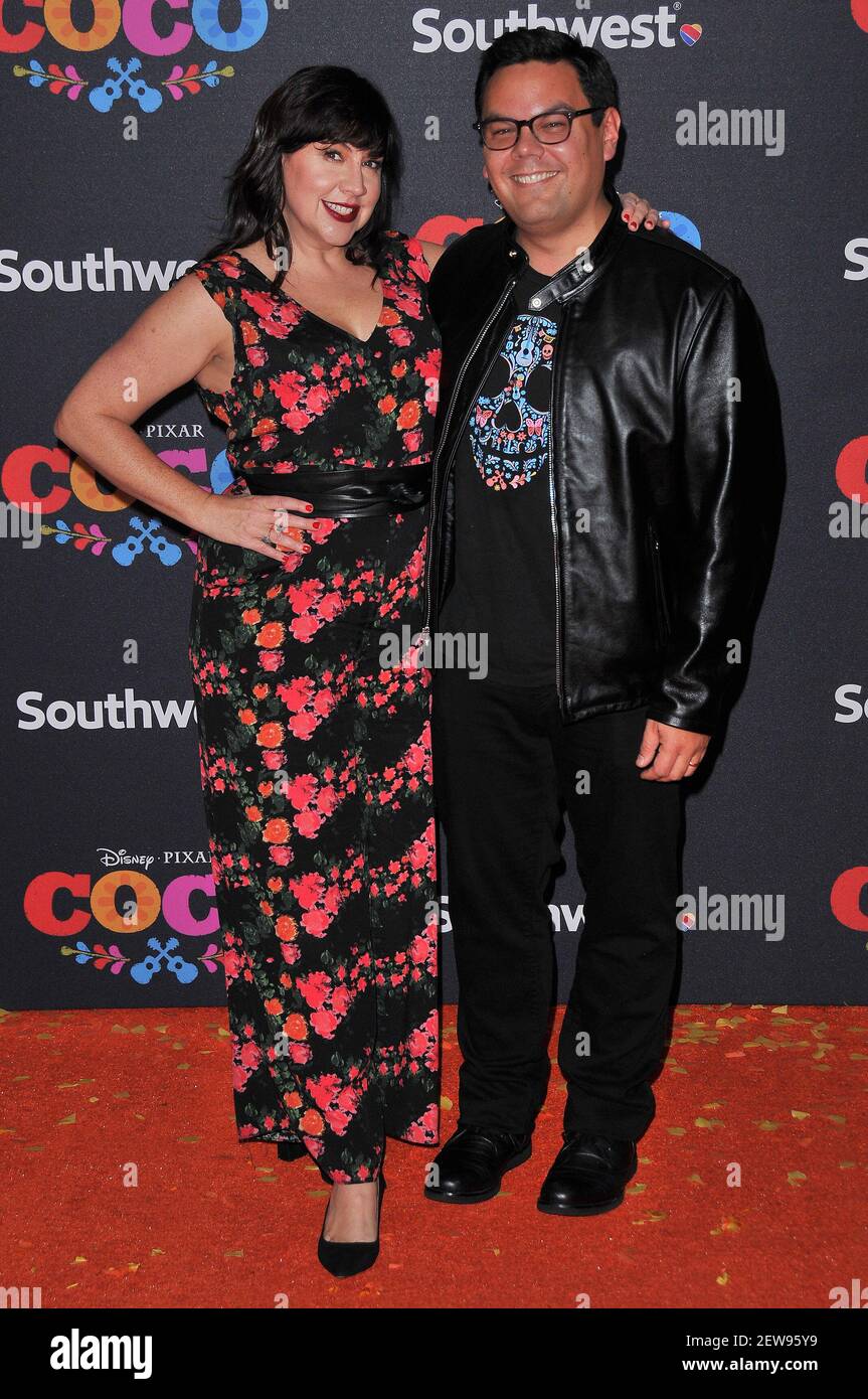 Kristen Anderson Lopez and Bobby Lopez arrives at Disney Pixar's "Coco ...