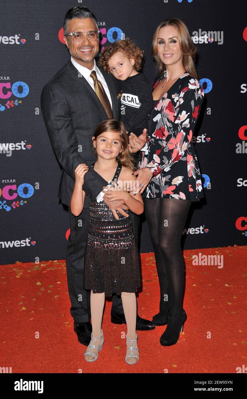 Jaime Camil and Family arrives at Disney Pixar's "Coco" Los Angeles ...