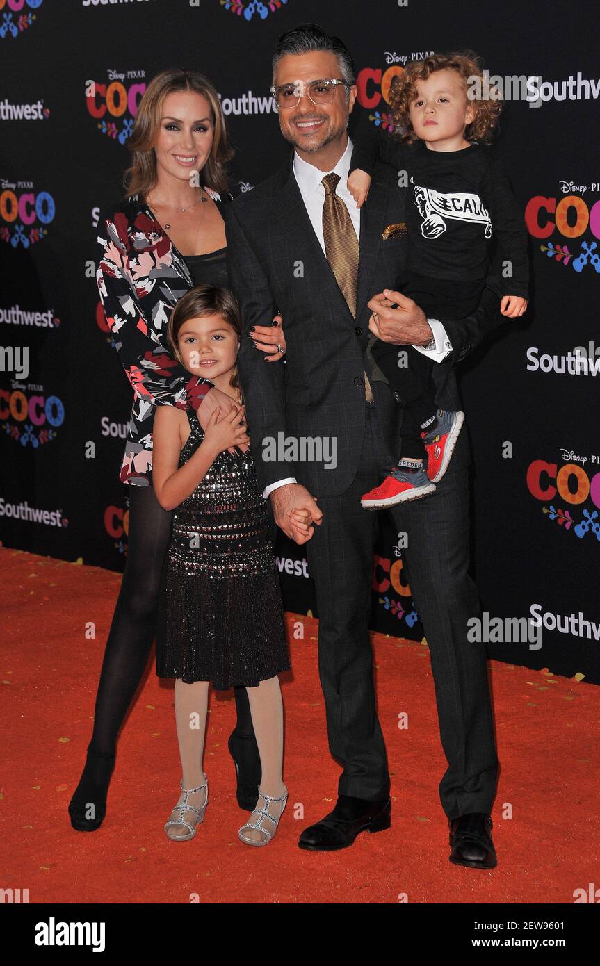 Jaime Camil and Family arrives at Disney Pixar's "Coco" Los Angeles ...