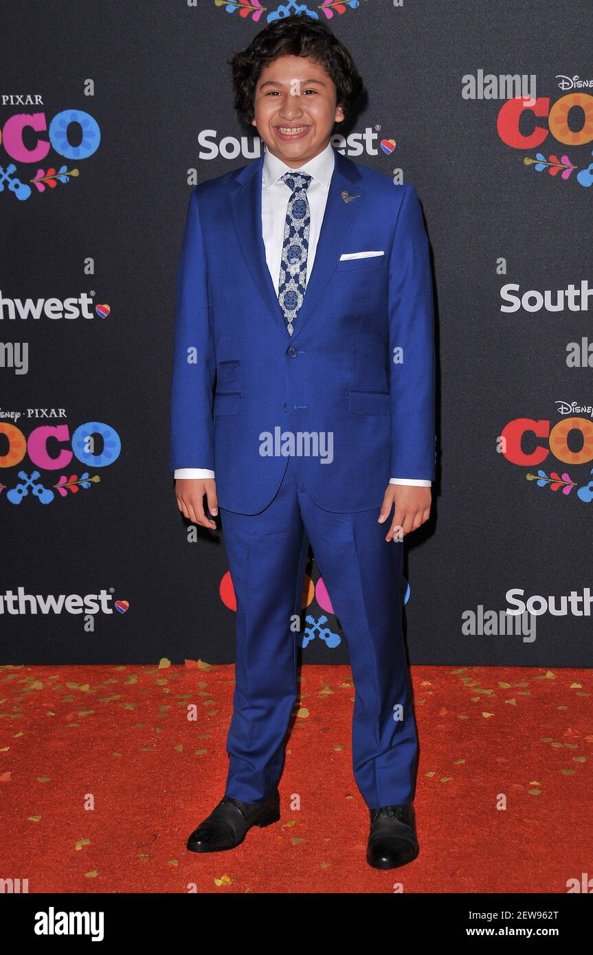 Anthony Gonzalez arrives at Disney Pixar's "Coco" Los Angeles Premiere ...