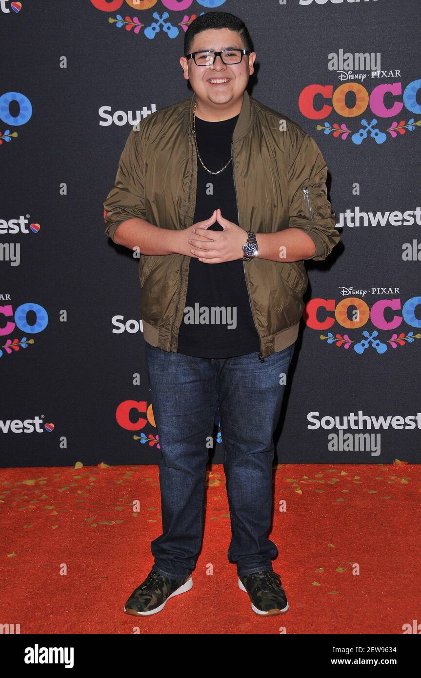Rico Rodriguez arrives at Disney Pixar's "Coco" Los Angeles Premiere ...