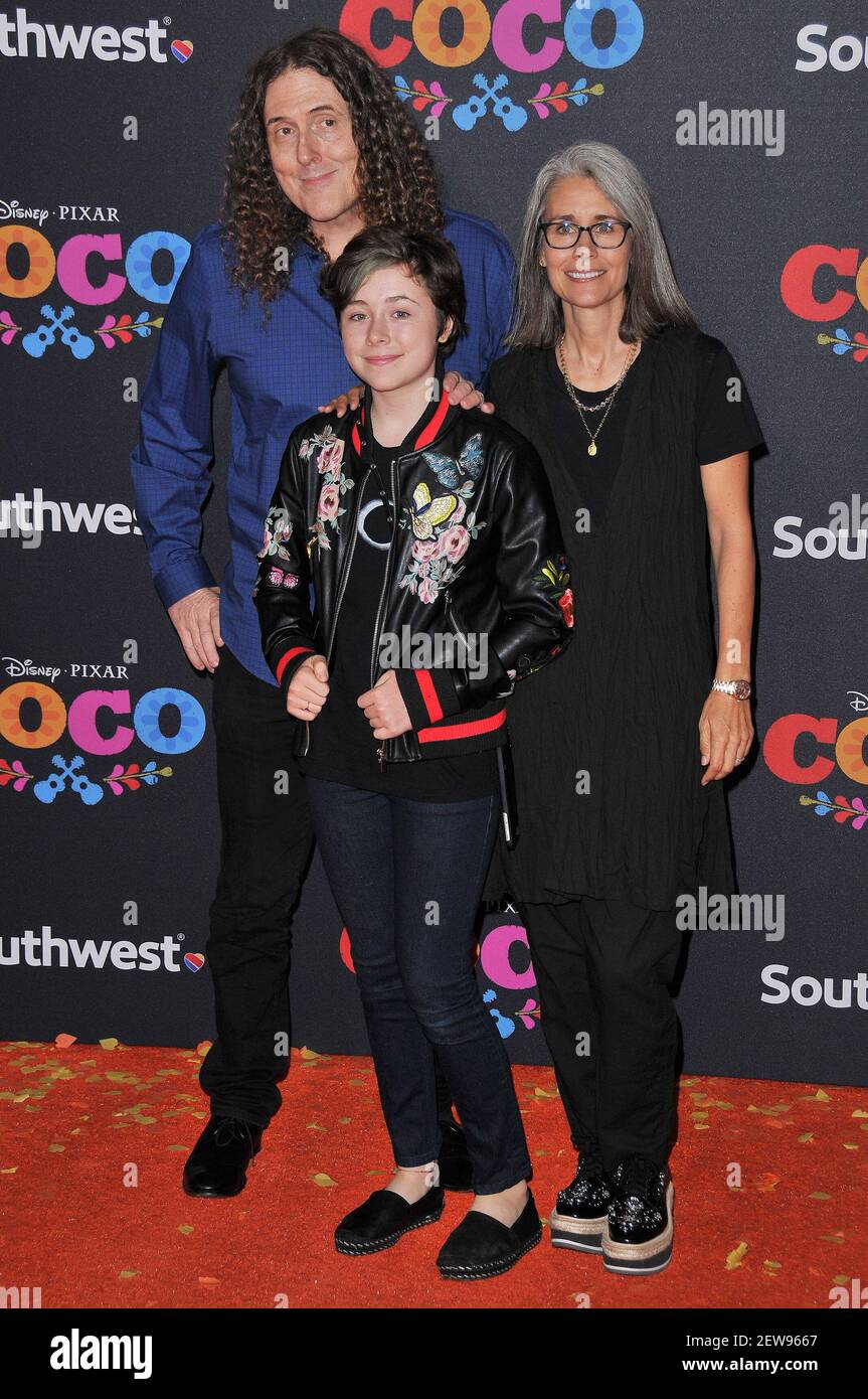 Weird Al Yankovic and Family arrives at Disney Pixar's "Coco" Los ...