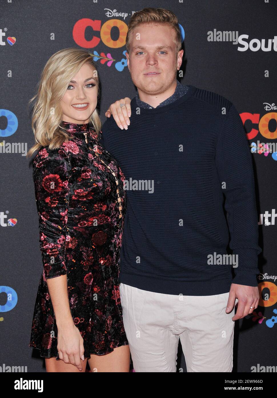 (L-R) Lindsay Arnold and husband Samuel Lightner Cusick arrives at ...