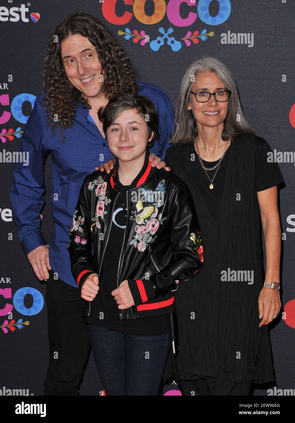 Weird Al Yankovic and Family arrives at Disney Pixar's "Coco" Los ...